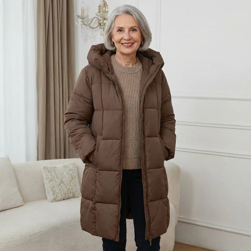 Cecilia| Hooded Puffer Coat with Premium Insulation